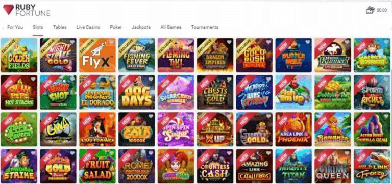 Ruby Fortune Casino no Deposit Bonus, Promocodes and Cashback, Regular ...